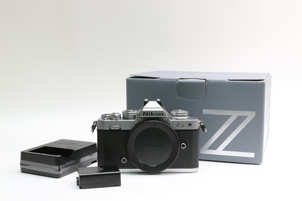 Nikon Z fc Camera, Silver, w/ Box! Very Low Shutter Count of 195! — Computer Overhauls